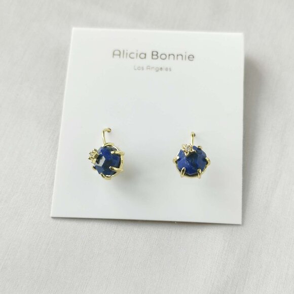 Alicia Bonnie | Jewelry | Alicia Bonnie Gem Star Blue Lapis Earrings ...